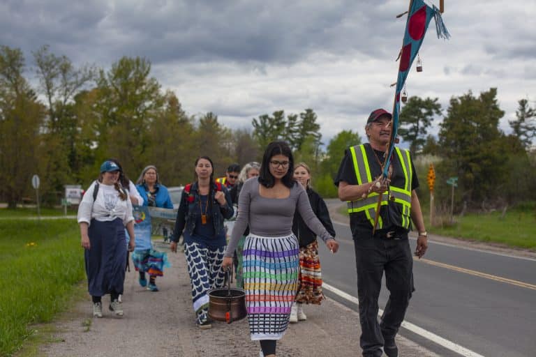 Water walkers complete three-day trek around Pigeon Lake to advocate ...